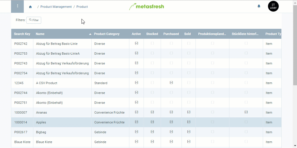 How do I block products for sales and purchasing?